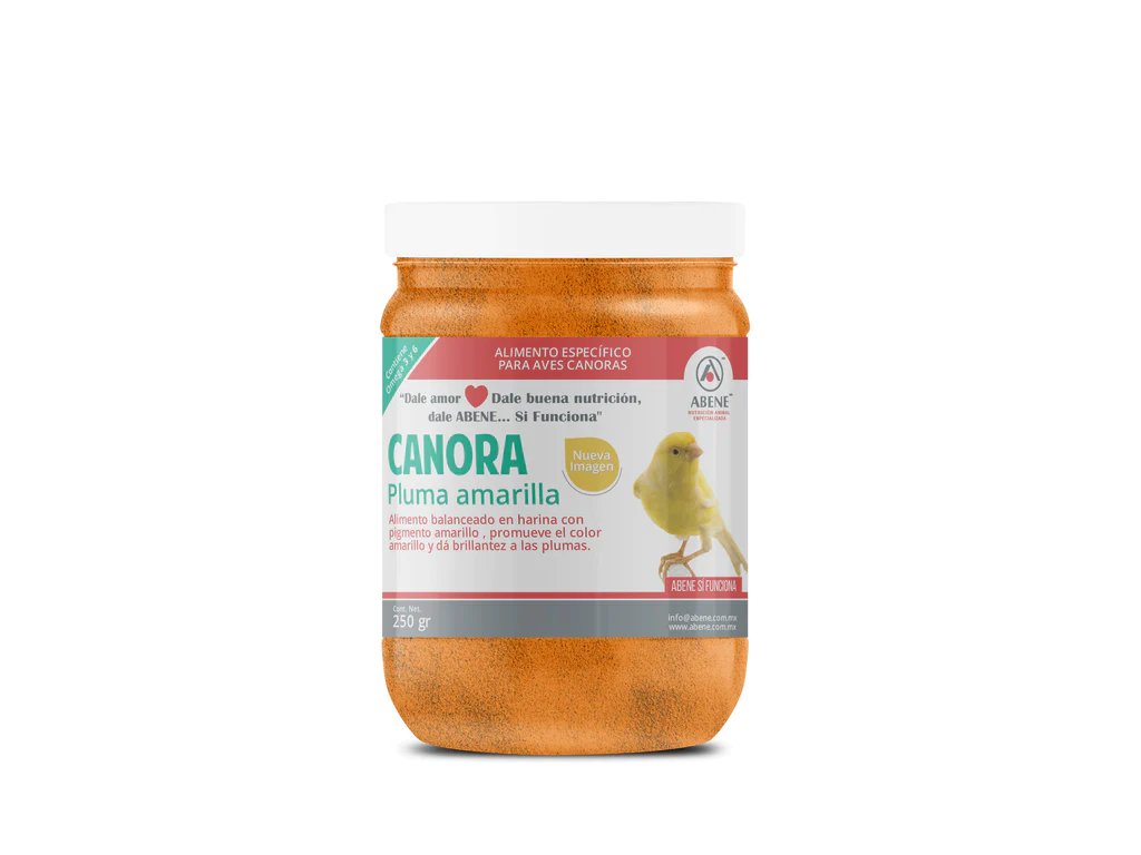 ABENE CANORA PLUMA AMARILLA 250GRS. – La Jungla De Timo