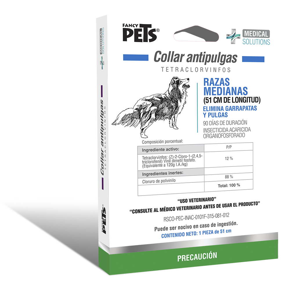MEDICAL SOLUTIONS COLLAR ANTIPULGAS PARA PERRO RAZAS MEDIANAS – La ...